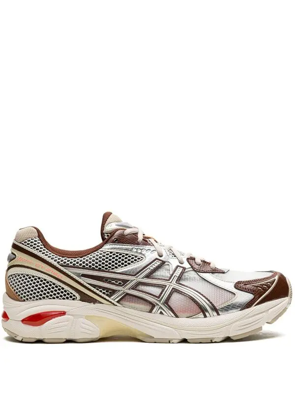 Asics Gt-2160 Cream/chocolate Brown Sneakers - Silver