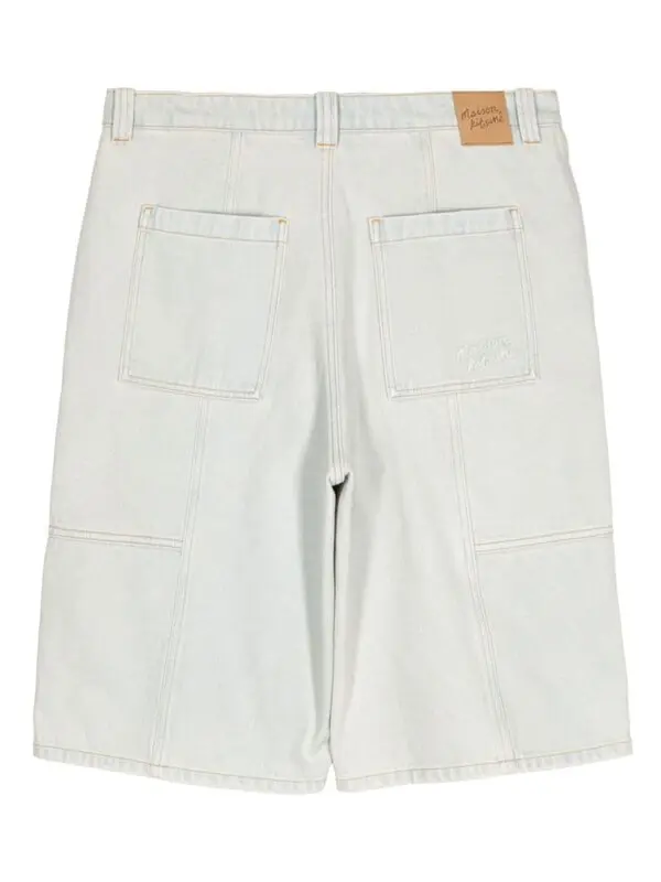 Maison Kitsuné Knee-length Denim Bermuda Shorts