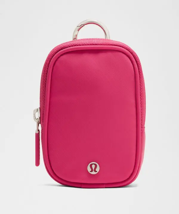 Lululemon Clippable Nano Pouch - Raspberry Coulis