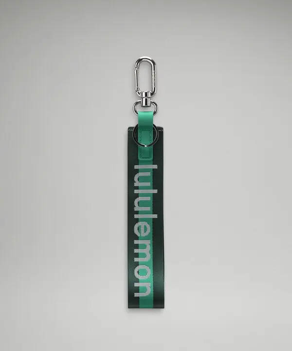 Lululemon Never Lost Keychain Red,burgundy - Legacy Green/cascadia Green/white