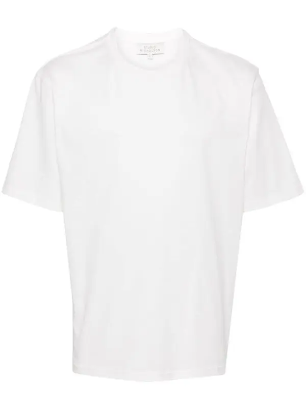 Studio Nicholson Logo-print T-shirt - White