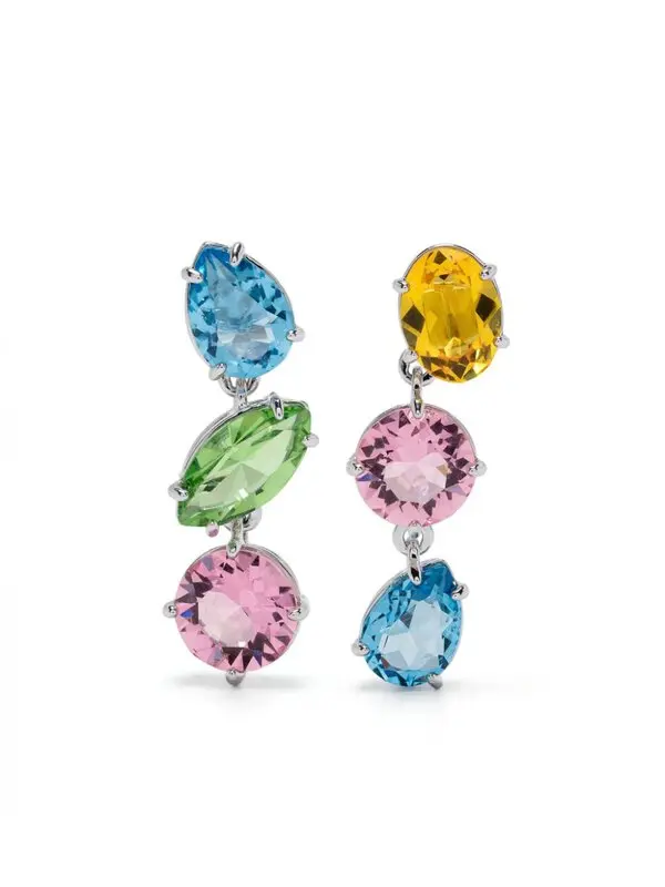 SWAROVSKI Gema Drop Earrings - Silver