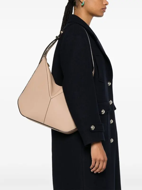 Valextra Vivi Leather Hobo Bag - Neutrals | Editorialist