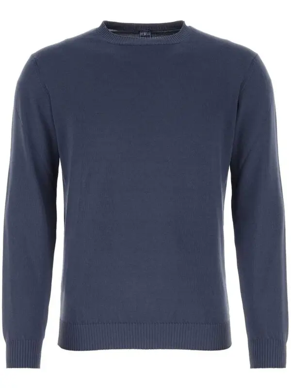 Fedeli Ribbed Cotton Sweater