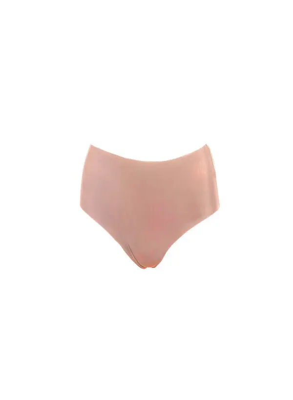 Fleur Du Mal Le Stretch Micro High Waist Brief - Tan