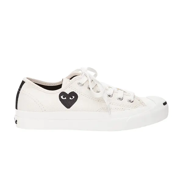 CONVERSE Comme Des Garçons Play X Jack Purcell Low Sneakers - Cream