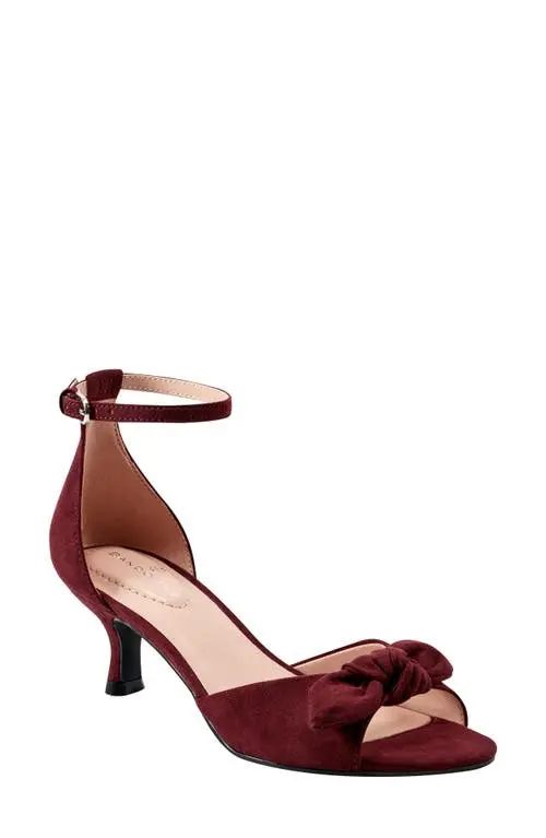 Bandolino Andora Ankle Strap Kitten Heel Sandal - Dre01