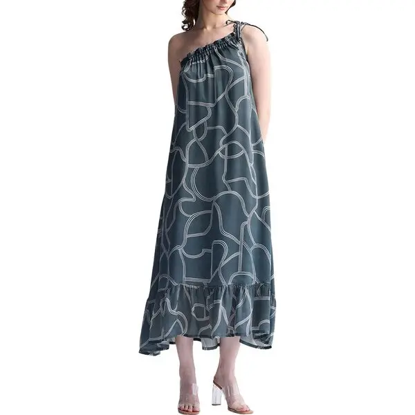 REISTOR One-shoulder Midi Dress - Twirls And Twists