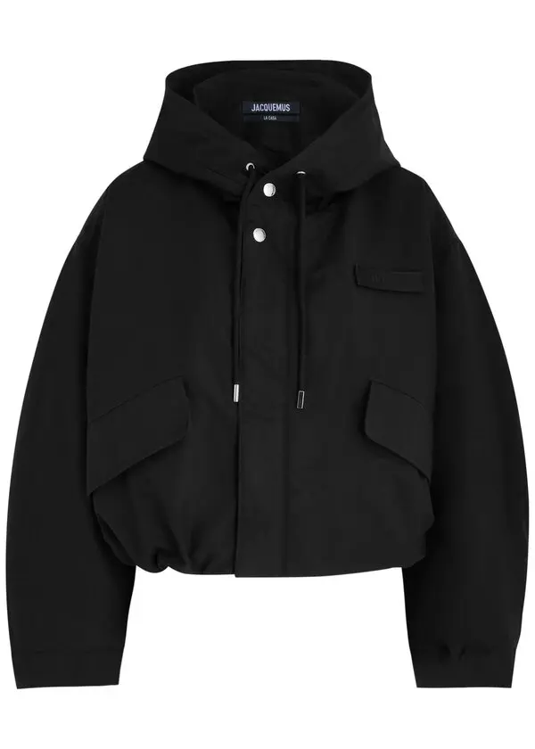 Jacquemus La Parka Courte Caraco Hooded Jacket - Black
