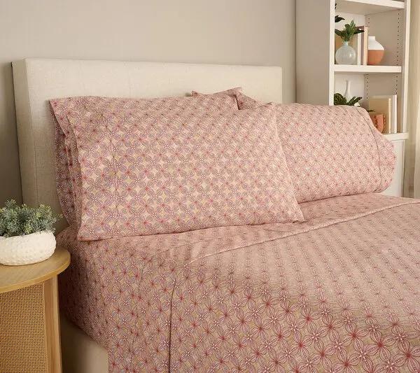 HOME REFLECTIONS Double Brushed Harvest Sheet Set