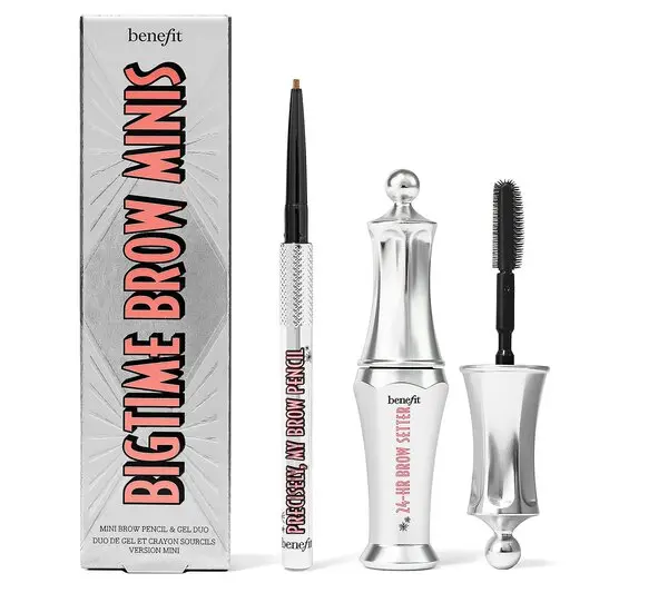 BENEFIT COSMETICS Bigtime Brow Minis Brow Pencil & Settin G Gel Duo - One-color