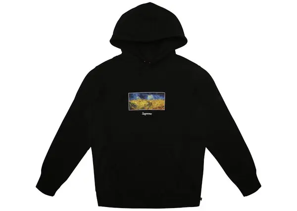 Supreme Field Hooded Sweatshirt - Black