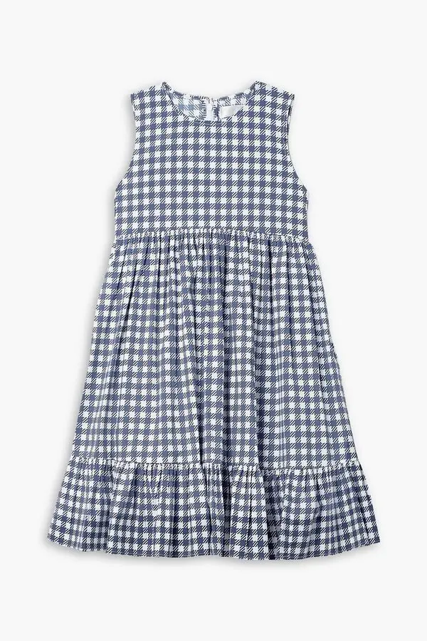 caroline constas brown gingham dress Caroline Constas // Cotton Gingham Dress – VSP Consignment main image 1
