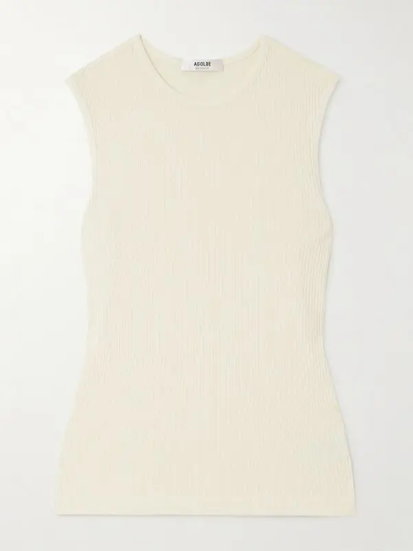 AGOLDE Binx Ribbed Tank