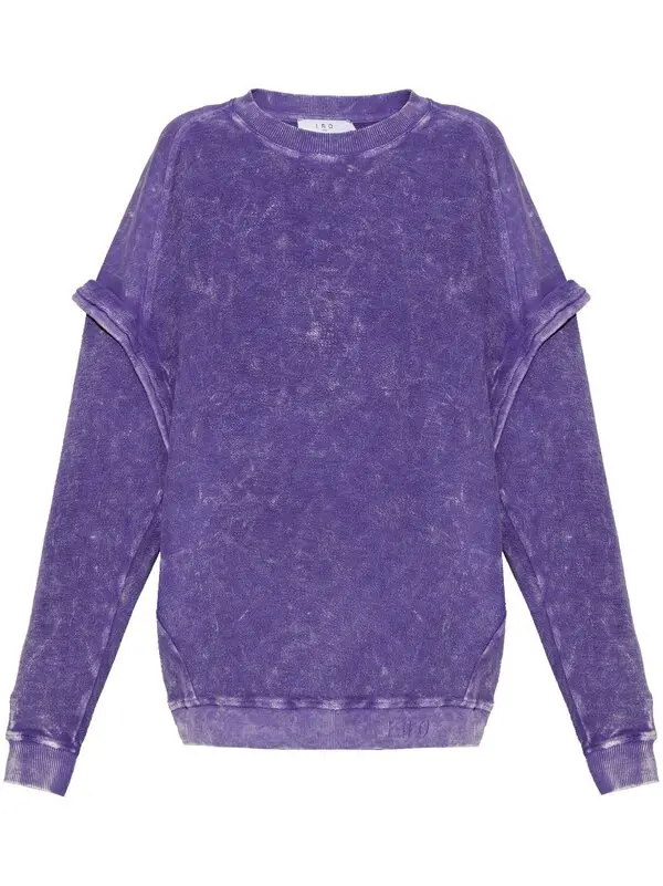 Iro Paris Jahina Sweatshirt In Purple 55% Off Editorialist