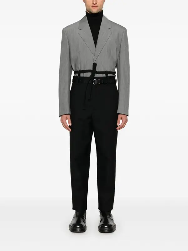 JIL SANDER Wool Interlock Trousers