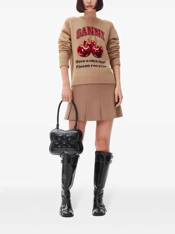 GANNI Butterfly Top-handle Bag