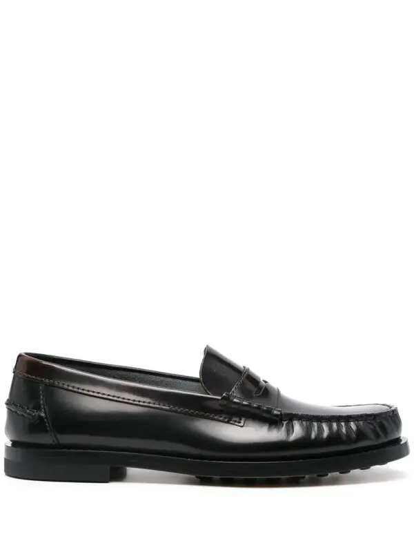 TOD'S Gathered-detail Loafers