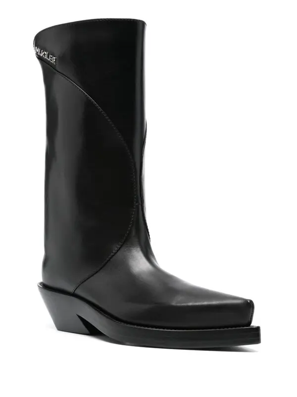 MUGLER Logo-lettering Boots