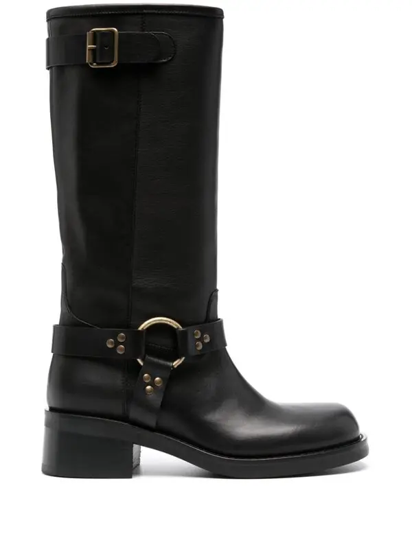 P.a.r.o.s.h 50mm Leather Knee-high Boots