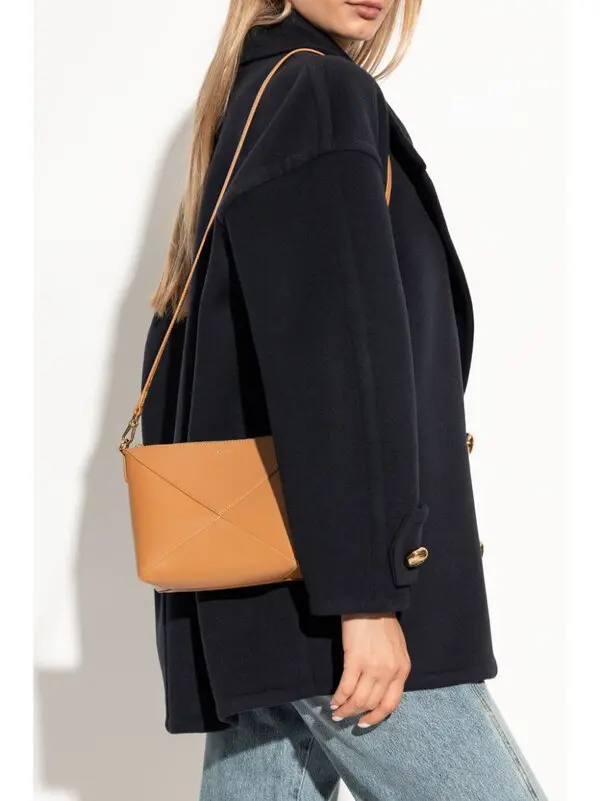 Loewe Puzzle Fold Shoulder Bag - Brown