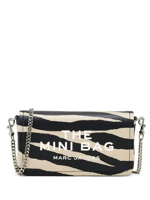 Marc Jacobs The Mini Bag Wallet-On-Chain - Neutrals | Editorialist