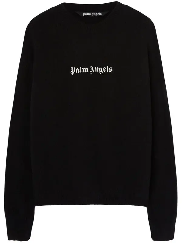 Palm Angels Embroidered Crew-neck Jumper - Multicolor