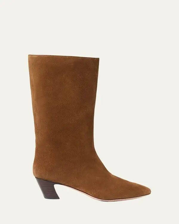 LOEFFLER RANDALL Cleo Suede Mid Boots