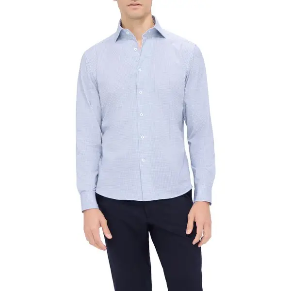 Bugatchi James Ooohcotton® Button-up Shirt - Light Blue