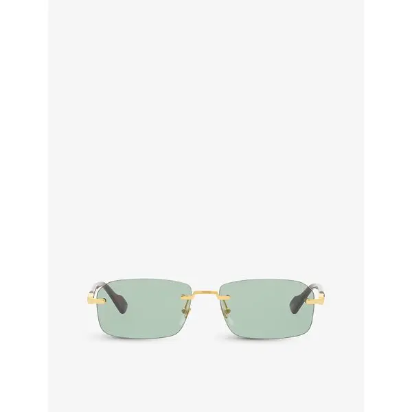 Gucci Rectangle-frame Polyamide Sunglasses