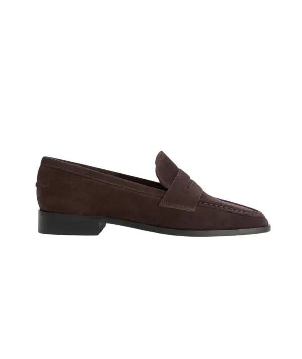 ATP ATELIER Airola Suede Loafers - Walnut