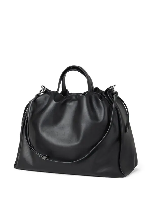 Brunello Cucinelli Leather Tote - Black