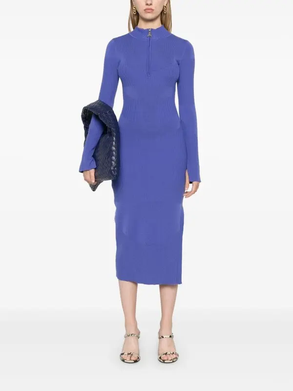 Patrizia Pepe Logo-charm Midi Dress