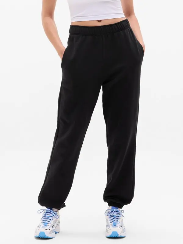 Athleta Forever Fleece High Rise Jogger - Black