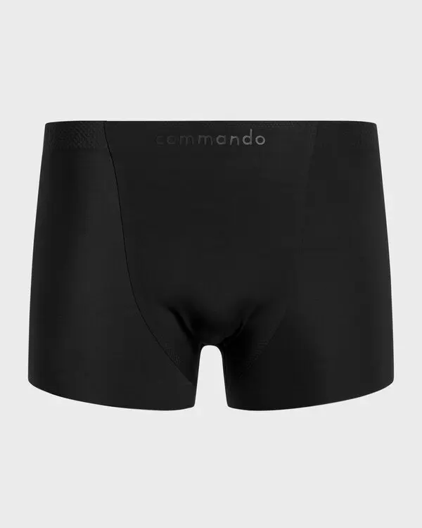 Commando Bonded Microtech Boxer Briefs - Black