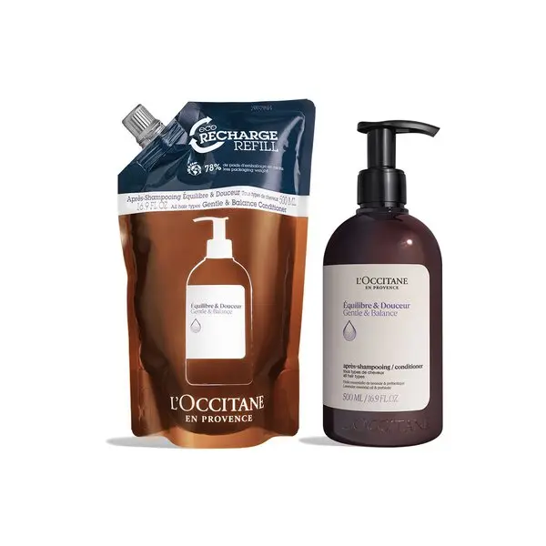 L'OCCITANE Gentle & Balance Conditioner + Refill 33.8