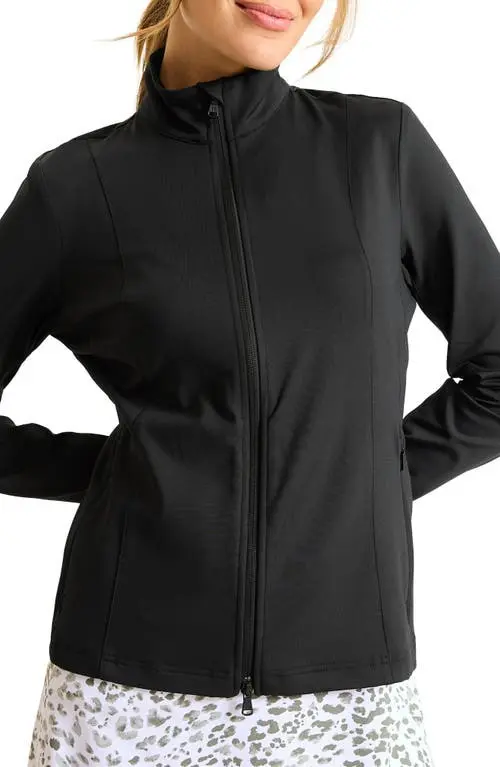 Tommy Bahama Aubrey Stretch Nylon Jacket - Black