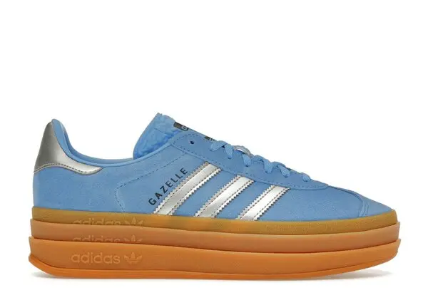 Adidas Gazelle Bold Sneakers - Blue Burst/silver Metal/aurora Ink
