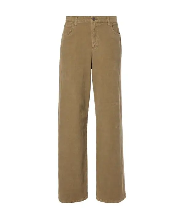THE ROW Eglitta Cotton Corduroy Wide-leg Pants