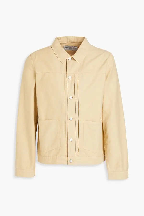 Officine Générale Pleated Cotton-twill Jacket