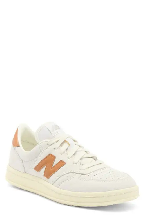 NEW BALANCE T500 Tennis Sneakers - Tobacco/ Sea Salt