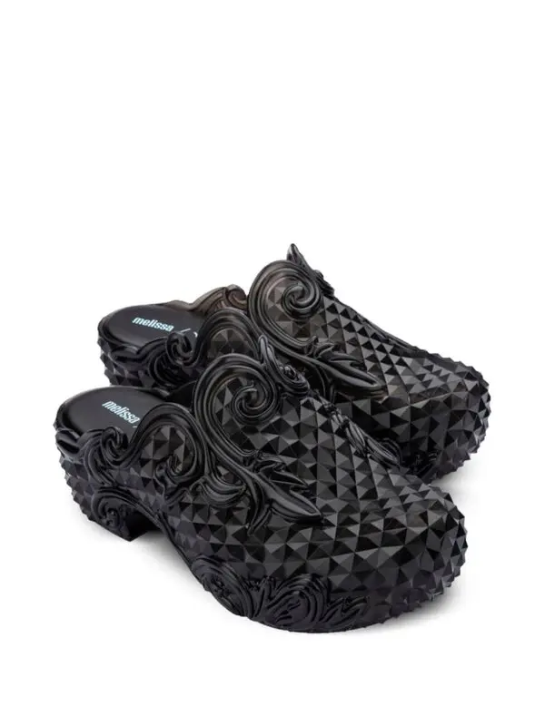 Y/project X Melissa Court Clogs - Black