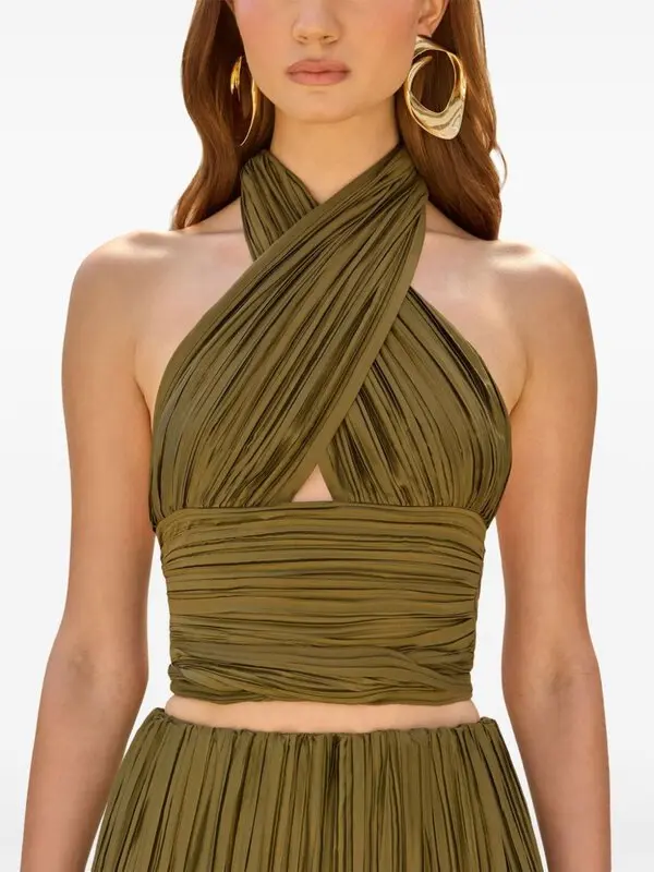 Cult Gaia Brigitte Halterneck Top