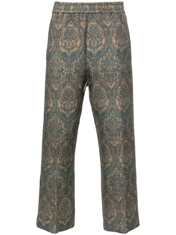 PIERRE-LOUIS MASCIA Graphic-print Trousers