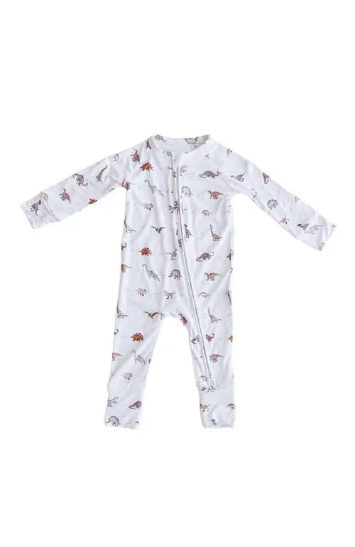 CHARLIE LOU BABY® Neutral Dinosaurs Convertible Romper