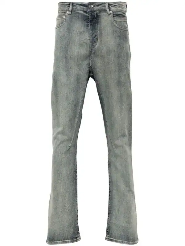 Rick Owens Detroit Cut Jeans In Blue - 48% Off | Editorialist