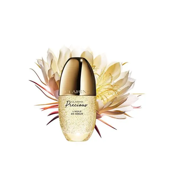 Clarins Precious Hydrating + Smoothing Face Oil Serum - One-color