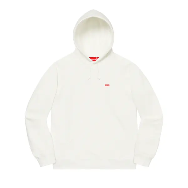 Supreme Small Box Hooded Sweatshirt - White