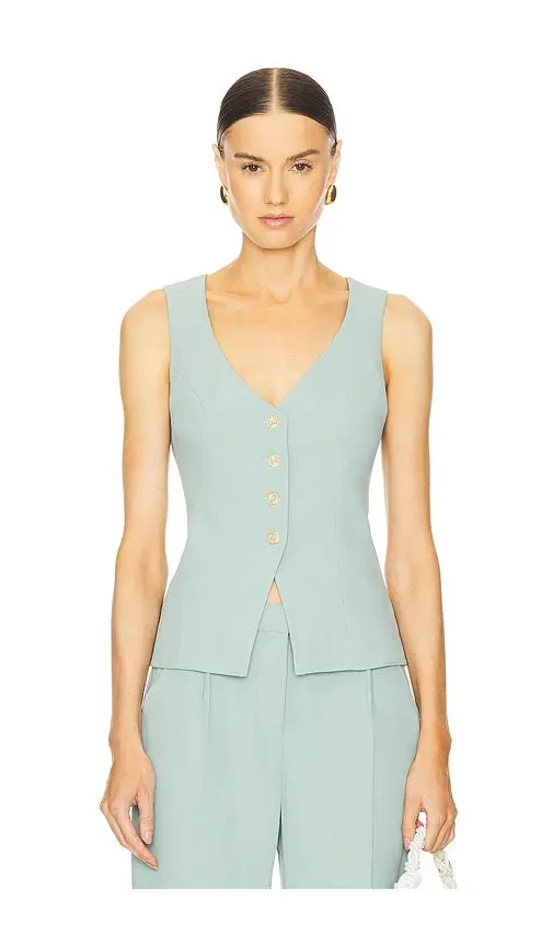 Amanda Uprichard Carnegie Vest - Misty