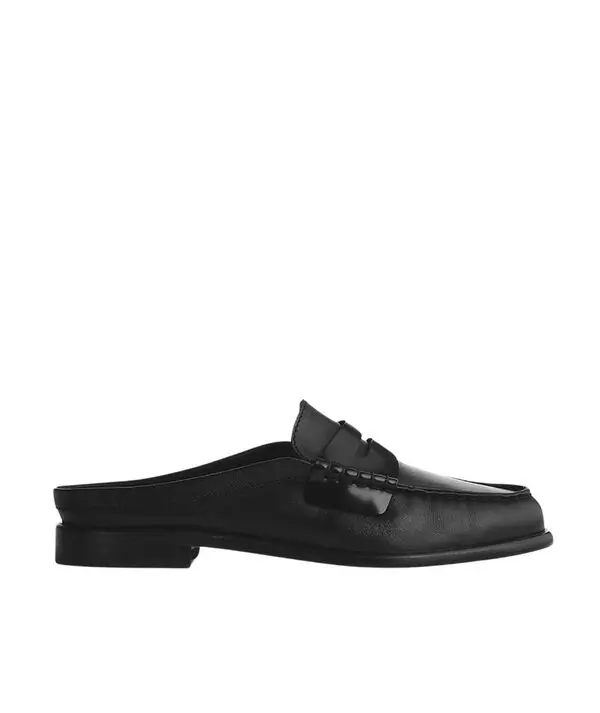 Rag & Bone Carter Leather Penny Loafer Mules